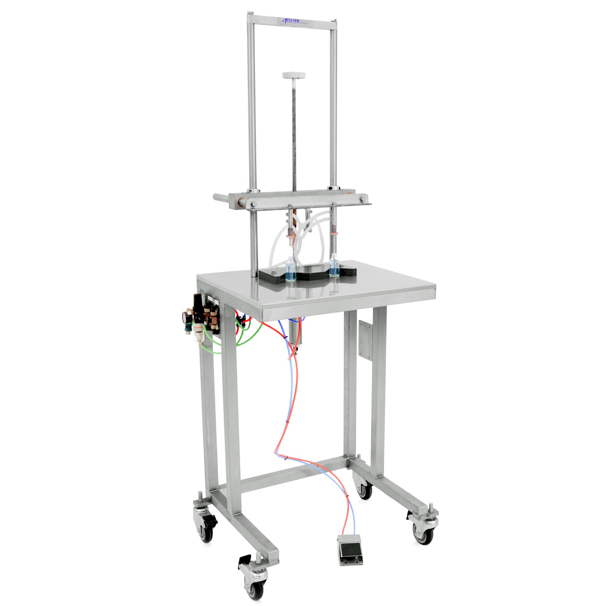 Filling Machines | Timed Flow | Semi-Automatic | Mini Pinch | Accutek