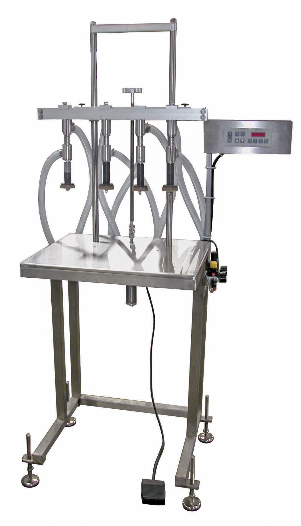 Filling Machines | Overflow | Semi-Automatic | SAPOF Series | Accutek ...