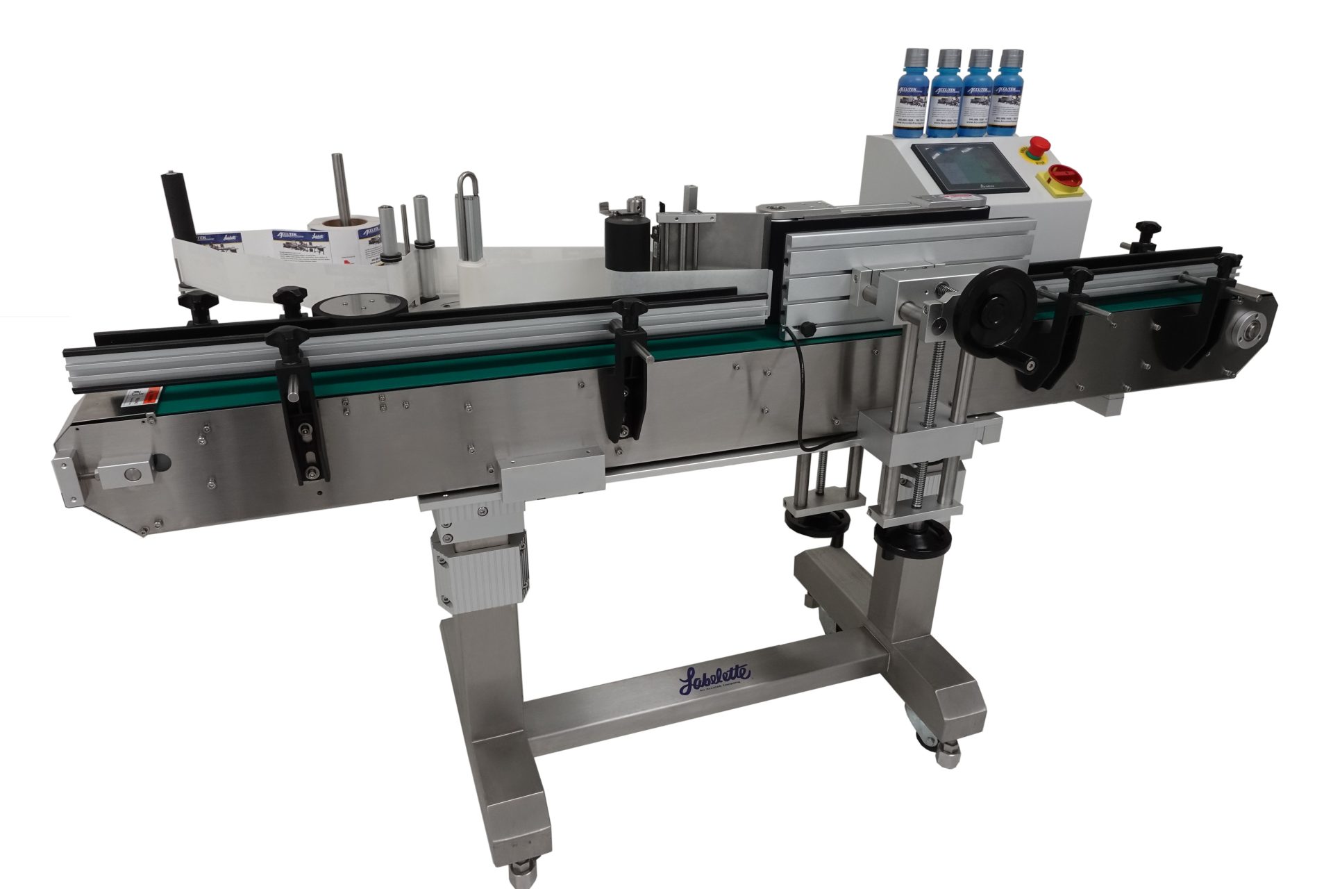 106 Fabric Belt Labeler - Accutek Packaging Equipment