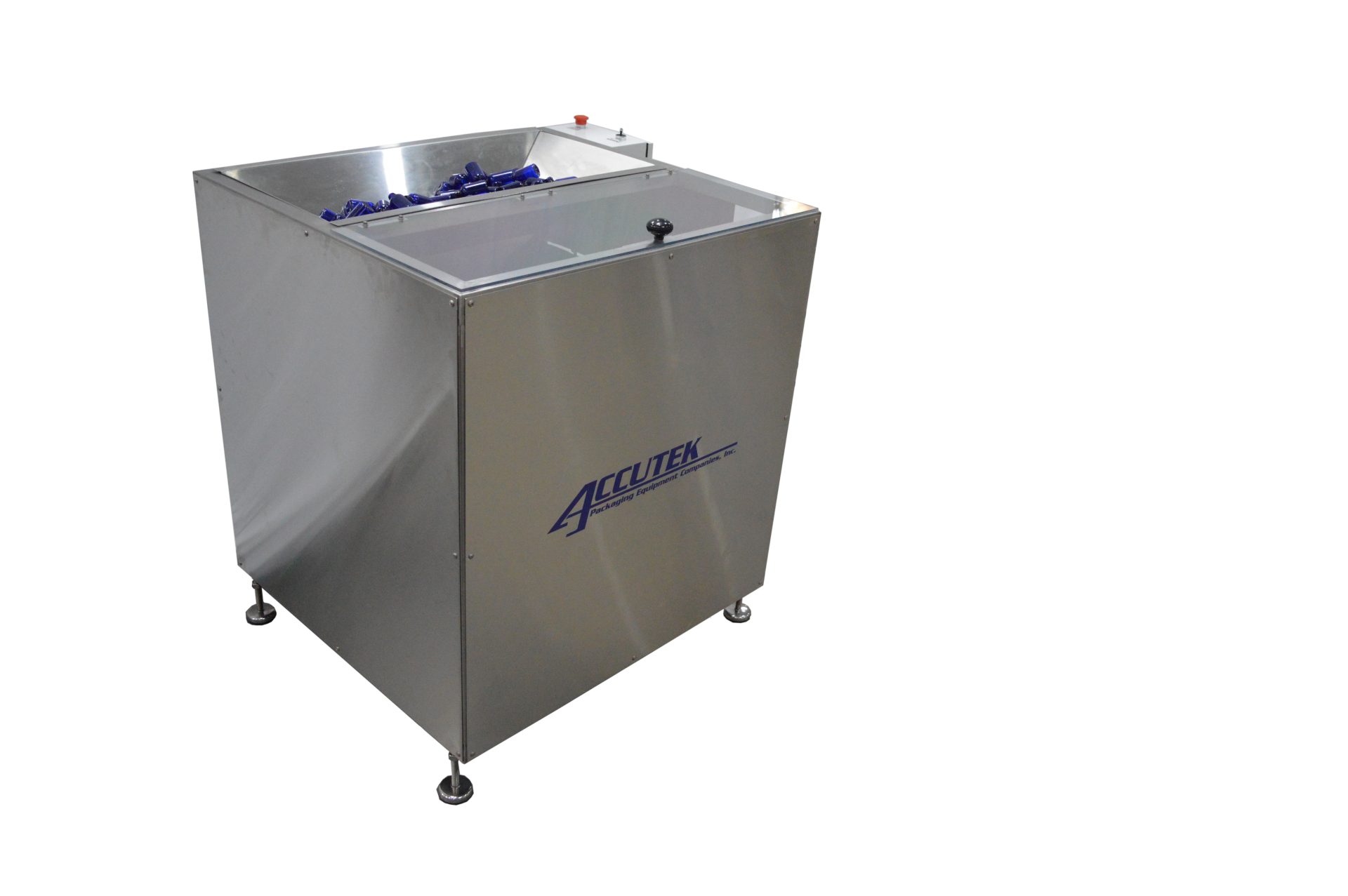 Small Bottle Orienter - Accutek Packaging Equipment