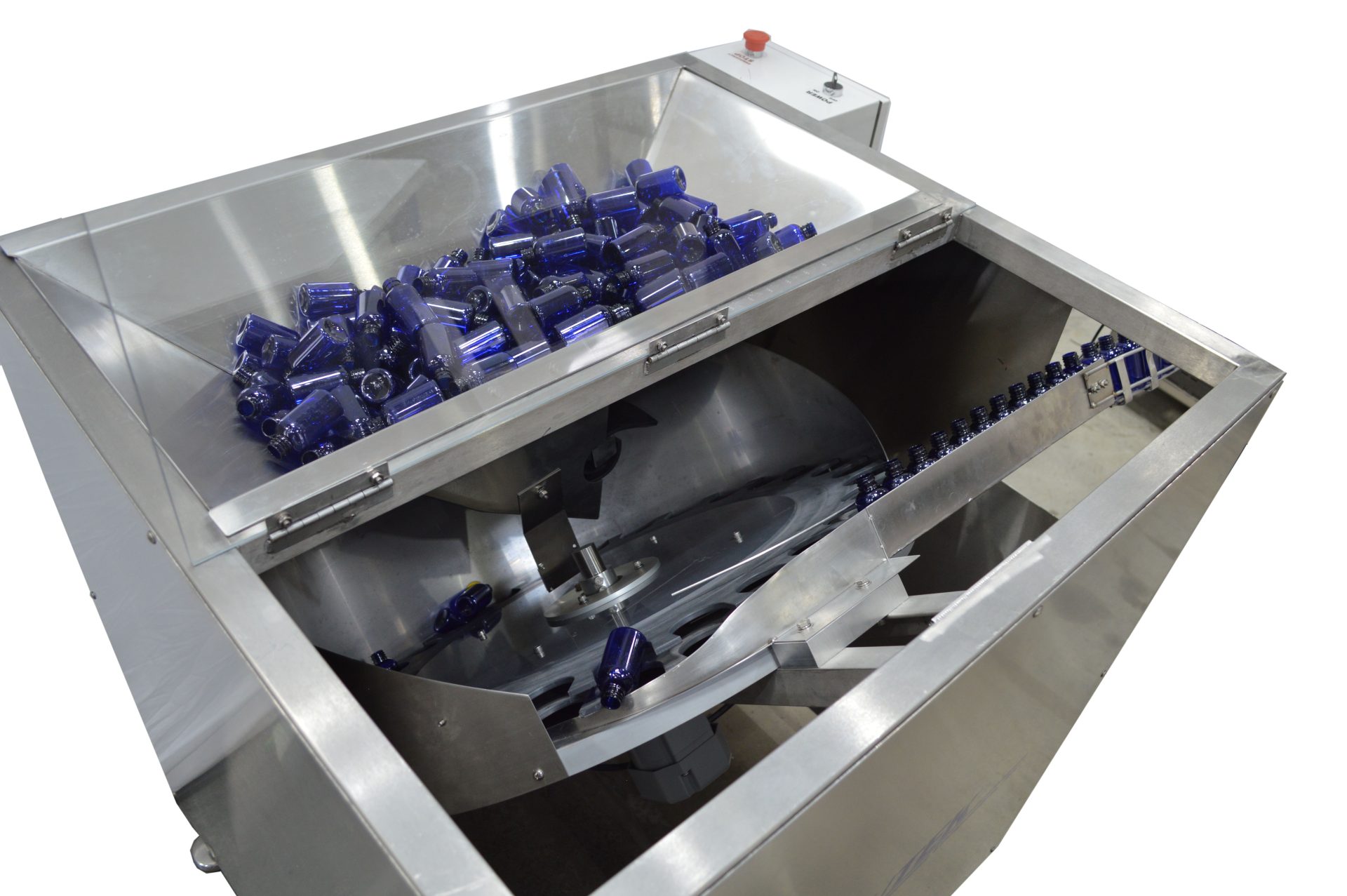 Small Bottle Orienter - Accutek Packaging Equipment