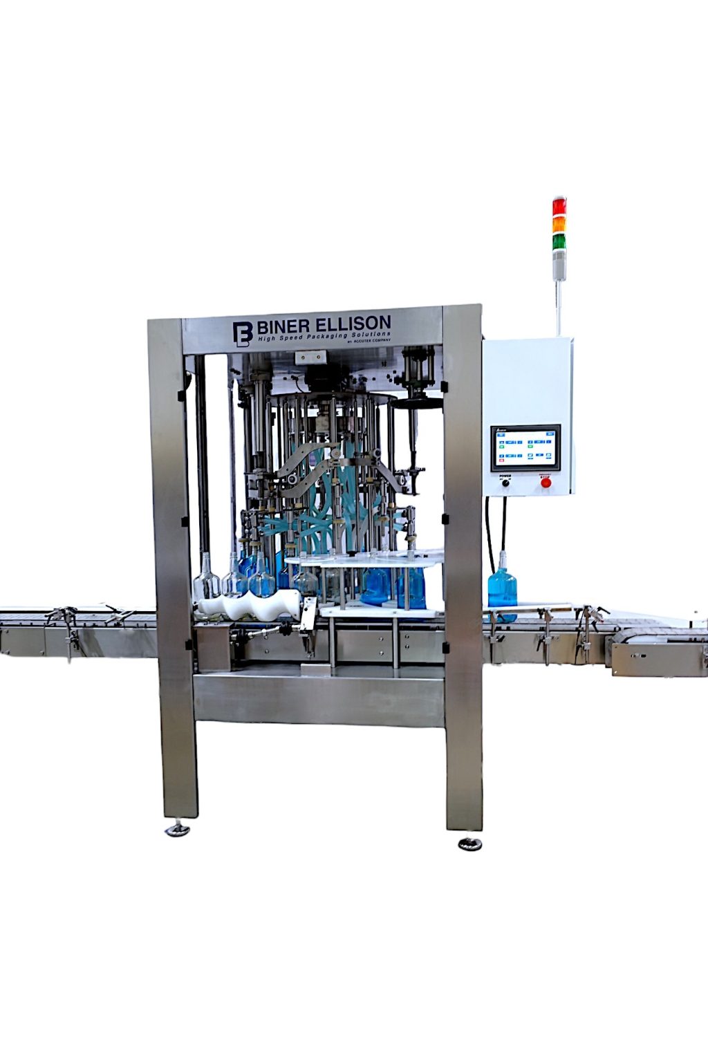 Rotary Overflow Filler (ROF-40) - Accutek Packaging Machine Equipment